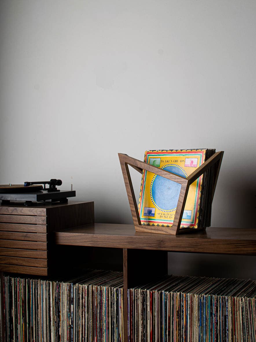 Origami Record Crate – Tactile Audio Furniture