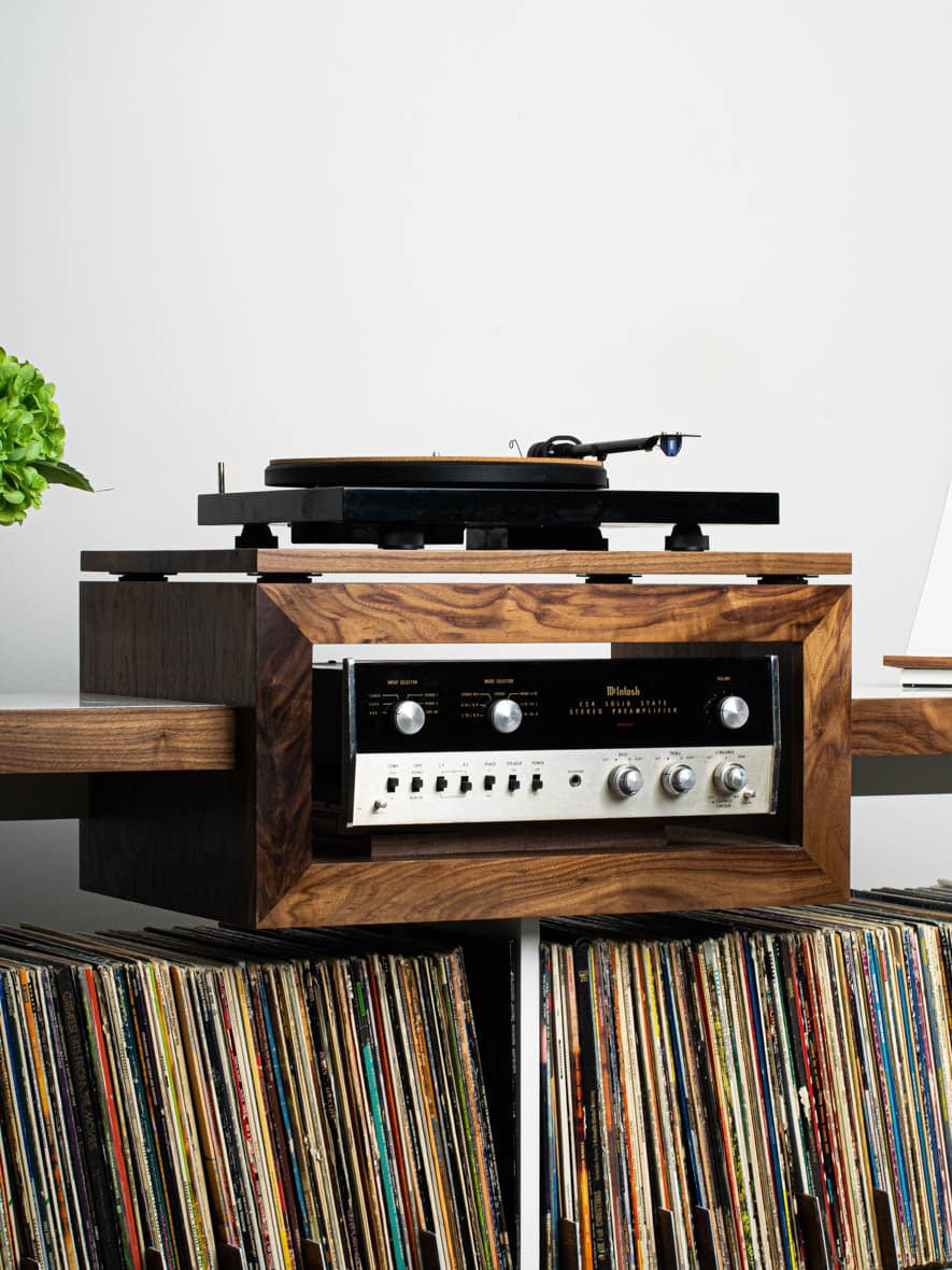 Turntable Isolation Platform – Tactile Audio Furniture